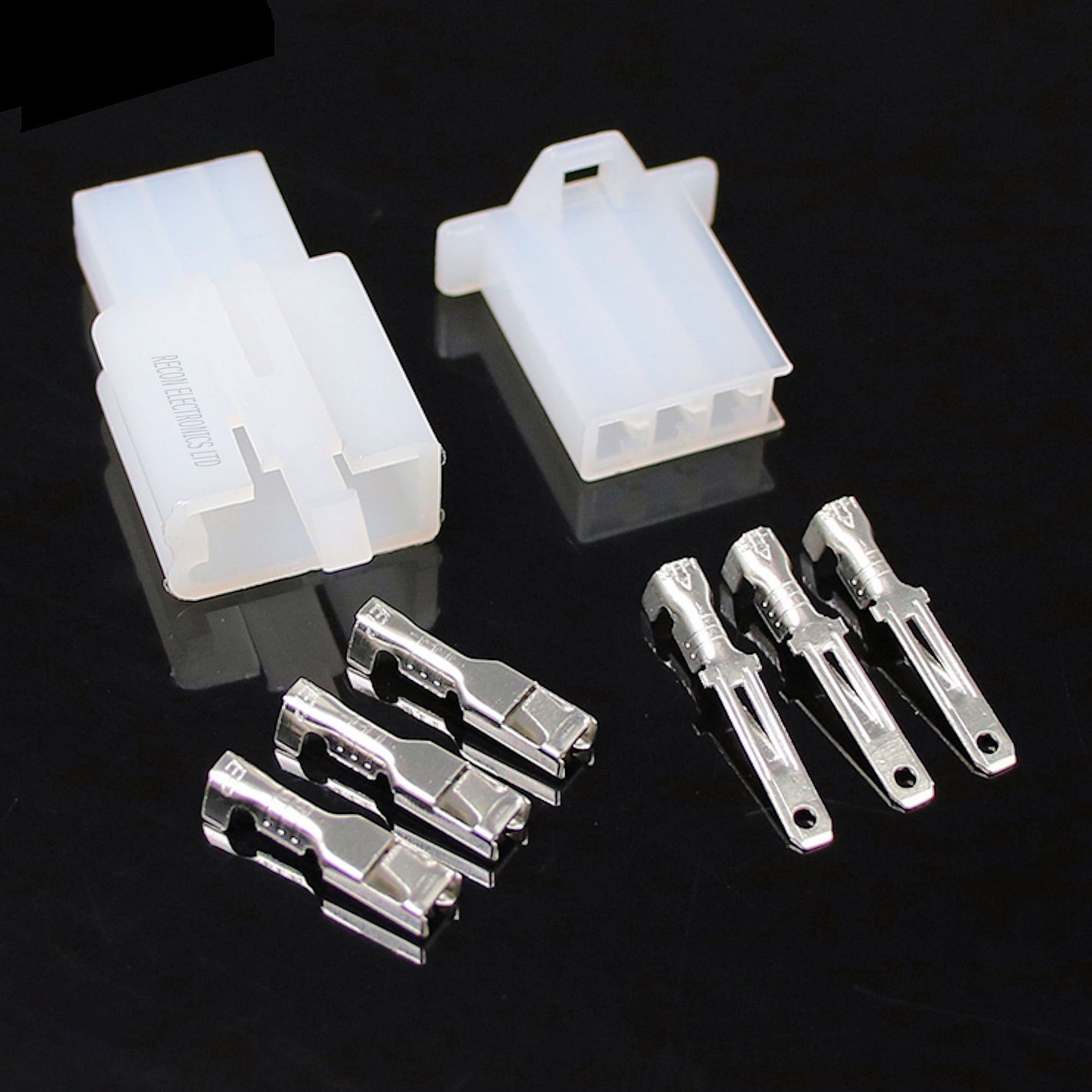 Motorcycle & ATV Male Plug & Female Socket 3 Pin Wire Connectors – PARTSNZ